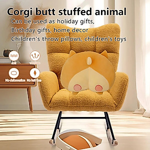 CHELEI2019 15.7" Corgi Butt Pillow Stuffed Animal Plush Hug Pillow Gift Toy for Car Sofa Cushion