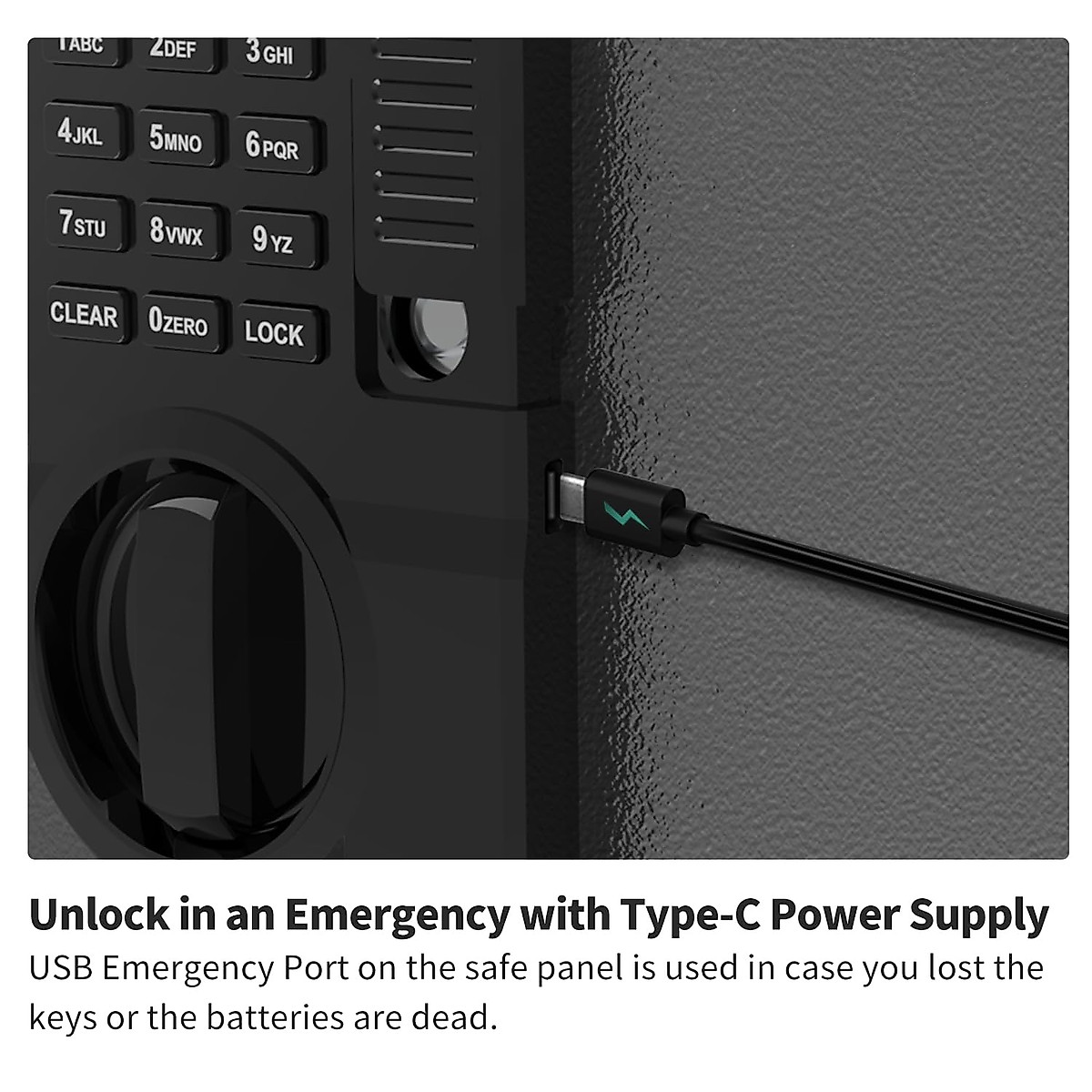 AEGIS Fireproof Safe, Safes for Home, 2.6 Cubic Feet Fire Safe Box with Digital Electronic Lock Keypad Romovable Shelf for Money Documents Jewelry Office