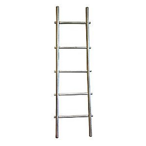 MGP Bamboo Ladder Rack in White 5'
