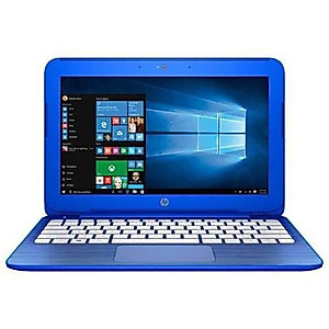 HP Stream 11.6-inch Laptop PC (2016 Model) with 1 Year Office 365 Personal, Intel Celeron N3050 1.6GHz, 2GB DDR3L RAM, 32GB SSD, Bluetooth, Wifi, Windows 10 (Blue)