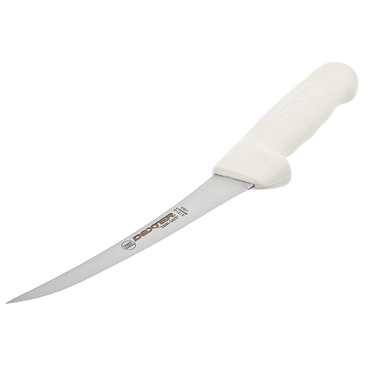 Dexter-Russell 6" Curved, Boning Knife, S131F-6PCP, SANI-Safe Series, White (1493)