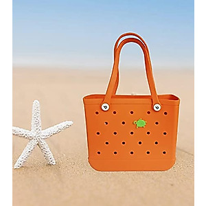 Marine Animals Charms for Bogg-Bags Cartoon Animals Decorative Charms for Totes and Similar Styles Sea Animals Accessories for Beach Totes-1 Pack (Sea Turtle)