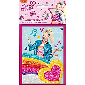 Unique JoJo Siwa Birthday Party Supplies Bundle Pack includes 24 Party Invitations