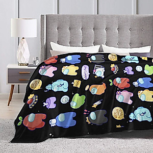 Xjrys Us Game Fans Boys Blanket Ultra-Soft Flannel Throw Blanket for Kids Adults for Couch Bed Car Sofa All Season 50*40inch