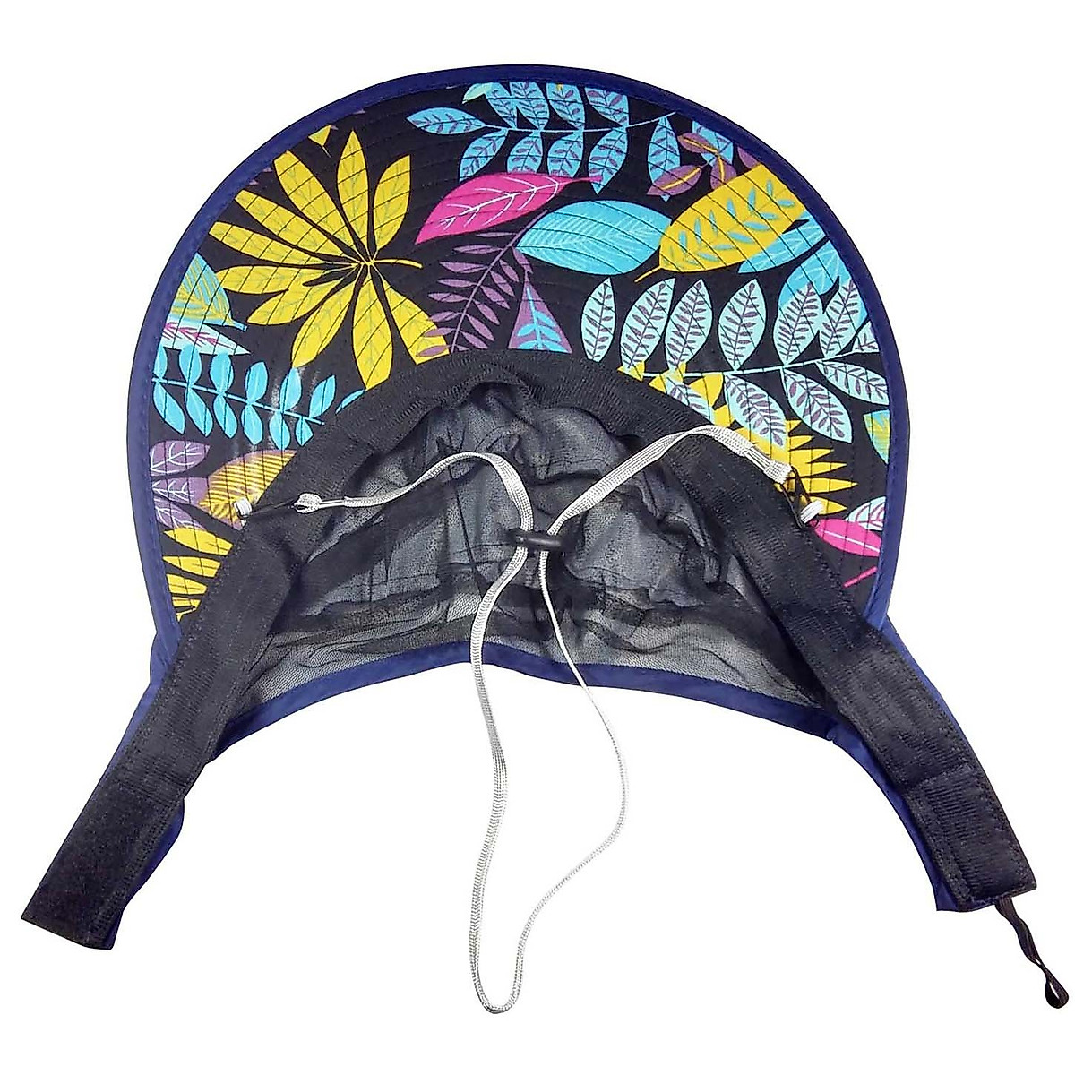 HINDAWI Sun Hats for Women Sun Hat Wide Brim UV Protection Summer Beach Foldable Visor Navy