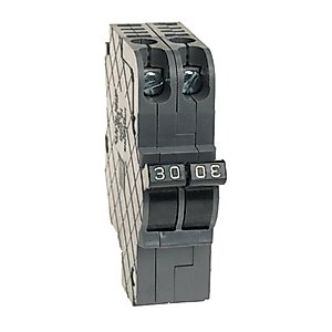 View-Pak/Unique Breaker UBI-F0230N Unique Dual Pole Thin Federal Pacific Circuit Breakers, Black