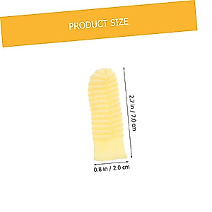 Angoily 40 Pcs Pet Toothbrush Gloves Chew Brush for Dogs Dog Toothbrush Finger Dog Chew Toy Cat Toothbrush Finger Small Dog Toothbrush Pet Supplies Comfortable Tooth Brushing Set Polyester