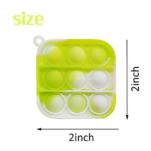 120 Pcs Mini Pop Bubble Fidget Sensory Toys, Pop Toy Bulk for Party Favor, Classroom Student Prizes Easter Basket Goodie Bag Stuffers Christmas Valentine Gift for Kid