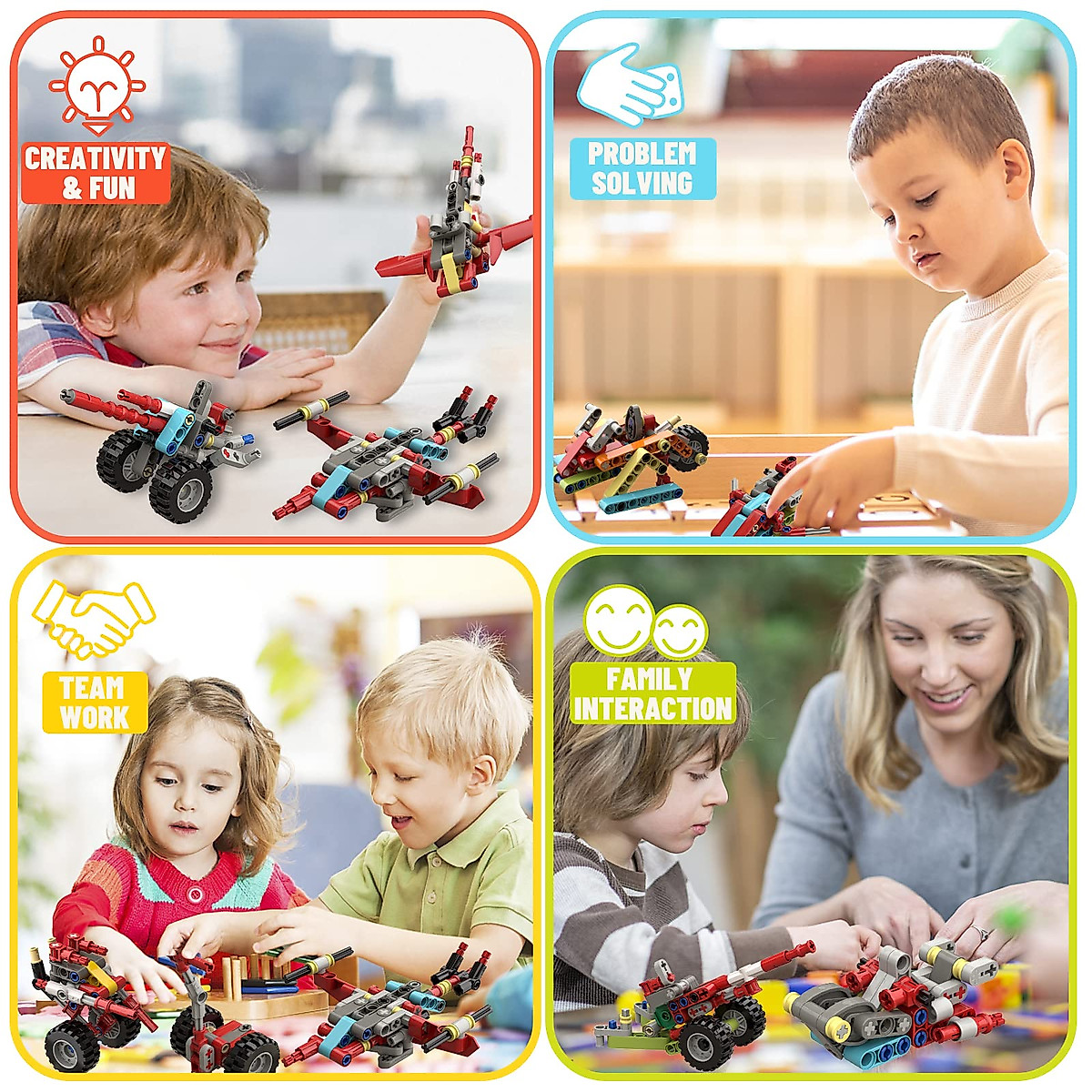 KooQii 20-in-1 Science Kit Building Toys for Kids STEM Activities Set for Age 6 7 8 9 10+Year Old Boy and Girl Creative Game Fun STEM Projects Birthday Gift(171 PCS)