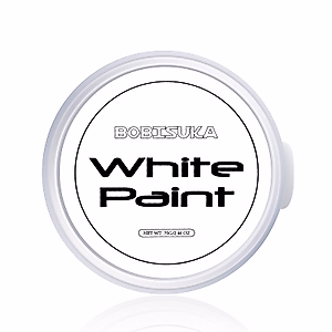 BOBISUKA White Face and Body Paint,Professional Oil Based Creamy Painting Palette For Party Halloween Stage Cosplay Clown Sfx Makeup - Non Toxic For Adults And Kids (Large 70g/2.46oz)