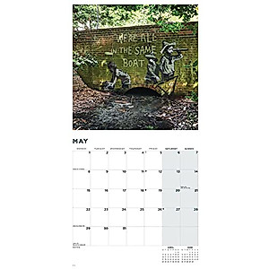 2023 Banksy, If Graffiti Changed Anything Wall Calendar