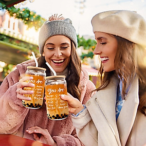 HEXMOZ Christian Gifts for Women - Religious Gifts, Christian Mothers Day Gifts for Women, Friend, Ladies, Sister, Church - Inspirational, Birthday, Spiritual, Catholic, Jesus, Bible Gifts - Glass Cup