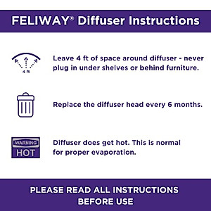 FELIWAY Optimum Cat, Enhanced Calming Pheromone Diffuser, 30 Day Starter Kit (48 mL)