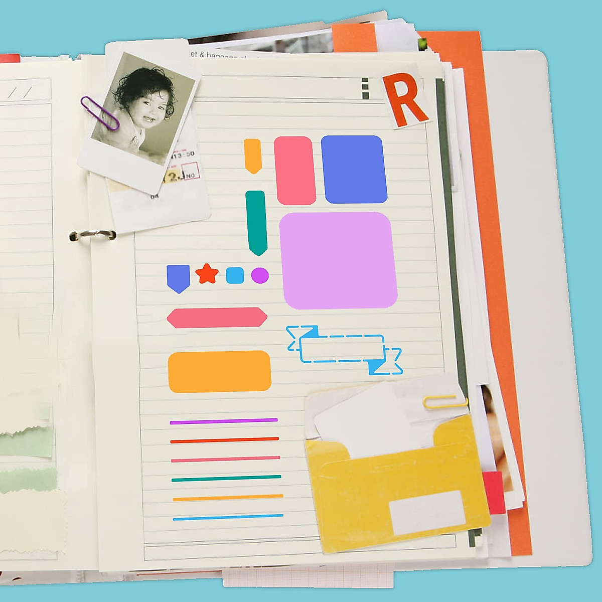 INFUNLY Bookmark Metal Journal Stencil 4X7" Stainless Steel Painting Stencils Kit Metal Frame Drawing Stencil Templates for DIY Engraving Painting Scrapbooking