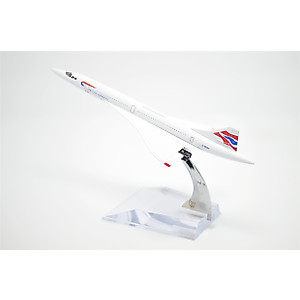 TANG DYNASTY(TM) 1:400 16cm Concorde British Airways Metal Airplane Model Plane Toy Plane Model