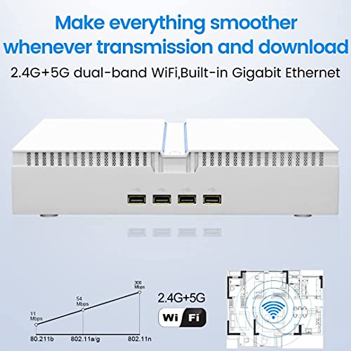 BOESIIPC Mini Gaming PC, Desktop Computer i9-9900KF (Up to 5.0 GHz), GTX1660 Super 6G, 64G DDR4, 1T NVME SSD, 4K, Multi-Screen Display, WiFi6, BT5.0, Gigabit Network, Windows 11 Pro