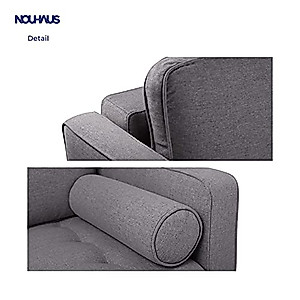 Nouhaus Module, Sleeper Sofa Bed Couch. 7ft Luxury Convertible Sofa Futon Bed with No Roll Together Latex. Pull Out Couch Bed for Bedroom Couch, Small Apartment Furniture Sofas or RV Couch