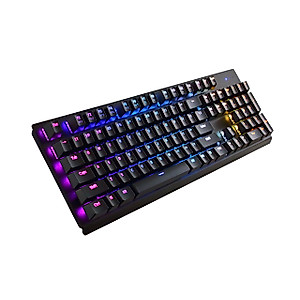Gram SE Spectrum G11UXL Blue Optical Switch Single Individual Per Key Full Color RGB LED Backlit Illuminated Mechanical Black Gaming Spill Resistant Keyboard TS-G11UXL B (BL)