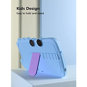 COOPERS 7 inch Kids Tablet Android 11 Tablet for Kids, 2GB RAM + 32GB ROM Toddler Tablet PC for Children, IPS Touch Screen, Dual Camera, Dual Speaker, WiFi Computer Tablet, Light Blue