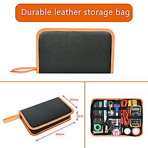 Electronics Soldering Iron Kit, 80W LCD Digital Soldering Gun with Adjustable Temperature Controlled and Fast Heating Ceramic Thermostatic Design, 24pcs Solder Kit Welding Tool