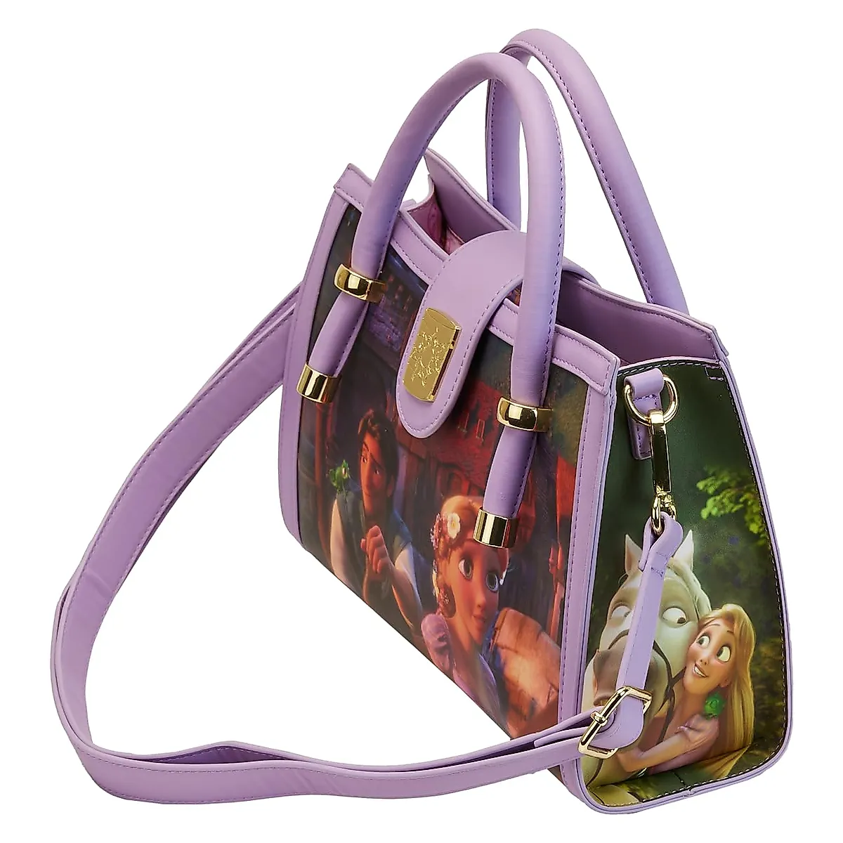 Loungefly Disney Crossbody Bag Rapunzel Princess Official Purple One Size