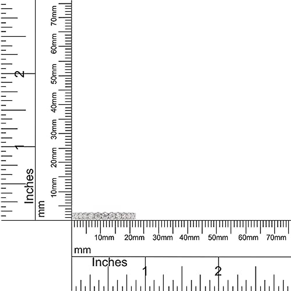 SAVEARTH DIAMONDS 1/2 cttw Round Cut Lab Created Moissanite Diamond Half Eternity Stackable Band Ring For Women In 14K White Gold Over Sterling Silver (VVS1 Clarity, 0.50 Cttw)-6.5