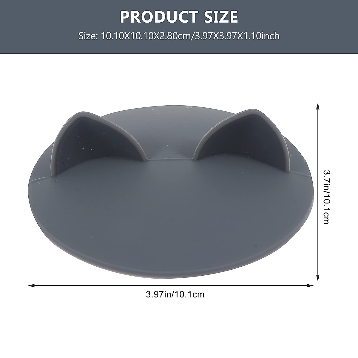 3pcs Cup Lid Silicone Lids for Cups Coffee Mug Lid Glass Coffee Tumbler Silicone Mug Cover Cup Seal Lid Glass Tea Cups Leak-proof Bottle Lid Wide Mouth Suction Bowl