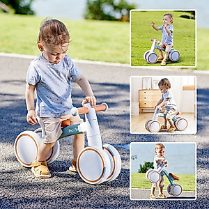 LOL-FUN Baby Balance Bike 1 Year Old, Toys for 1 Year Old Boy and Girl Gifts, Boy First Birthday Gift for One Year Old