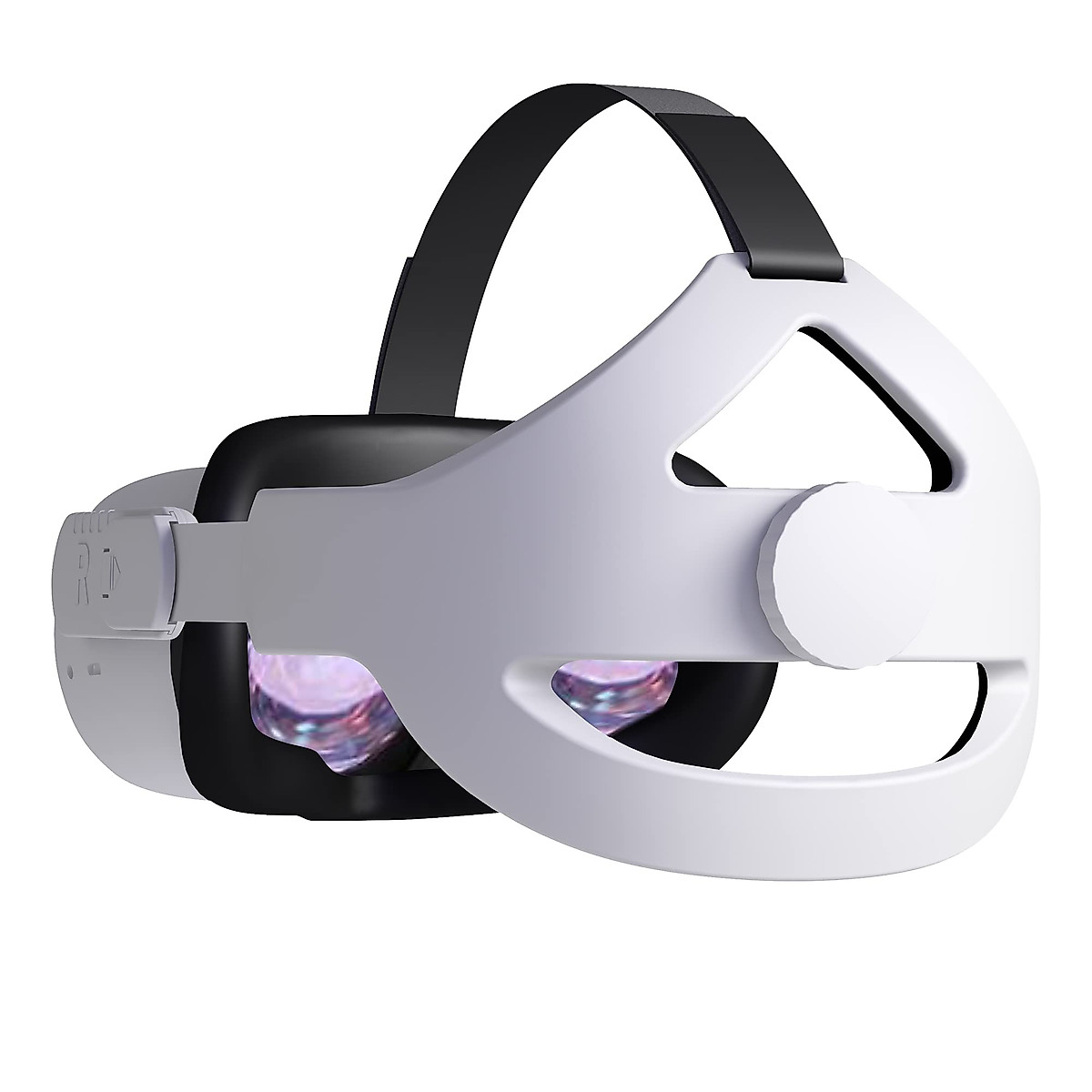 Seltureone Head Strap Compatible for Quest 2 Accessories, Replacement for Elite Strap, (Upgraded) Adjustable Comfortable Band Reduce Pressure for Quest 2, White