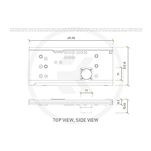 EKWB EK-Quantum Reflection 2 PC-O11D XL D5 PWM Distibution Plate, D-RGB, Plexi