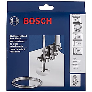 BOSCH BS5618-6W 56-1/8 In. 6 TPI General Purpose Stationary Band Saw Blade Ideal for General Purpose Applications in Wood