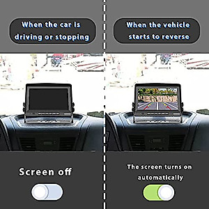 Dual Backup Camera System 8 Inch Monitor with 65FT Video Cable, AHD 1080P Night Vision Waterproof Rear View Cam for Truck/Trailer/Semi-Trailer/Box Truck/RV/Pickup Truck 12-24V