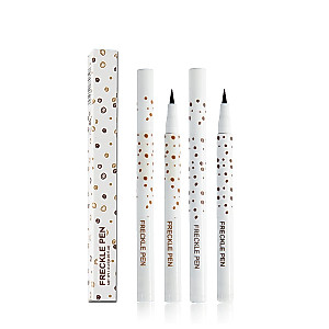 Aaiffey 2 Colors Freckle Pen Waterproof Long-lasting Quick Dry Small Spot Natural Lifelike Freckle Makeup Pen (Dark Brown+Light Brown)