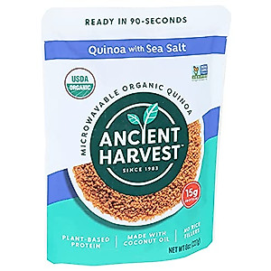 Ancient Harvest, Quinoa Sea Salt Organic Micro, 8 oz