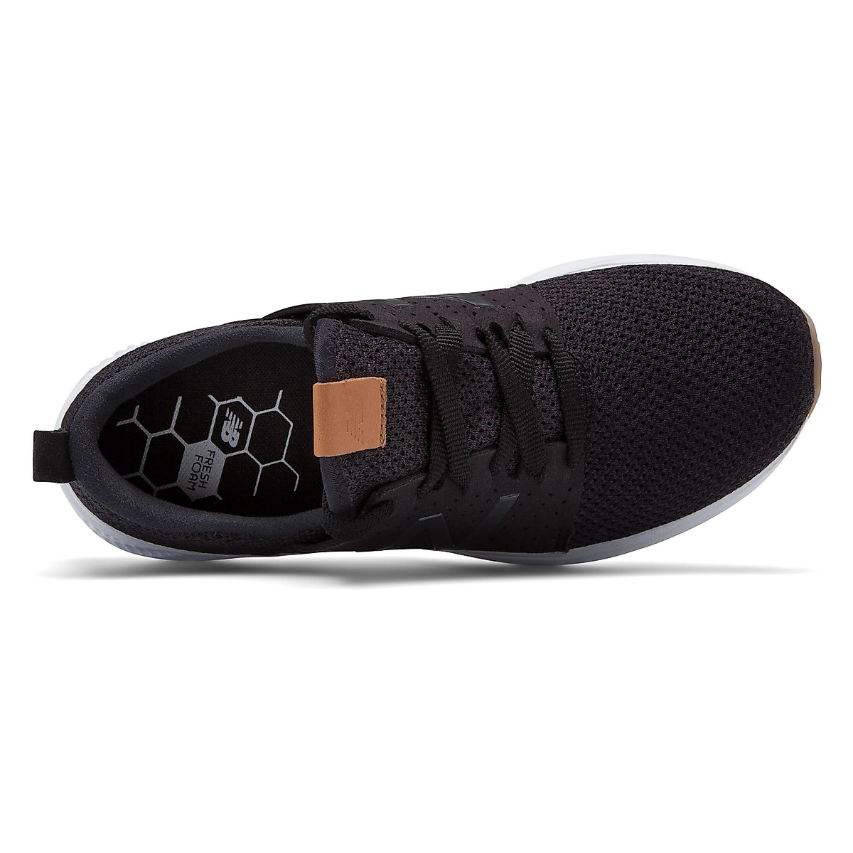 New Balance Women's WSPTLB1 Running Shoe Black/White 8 B