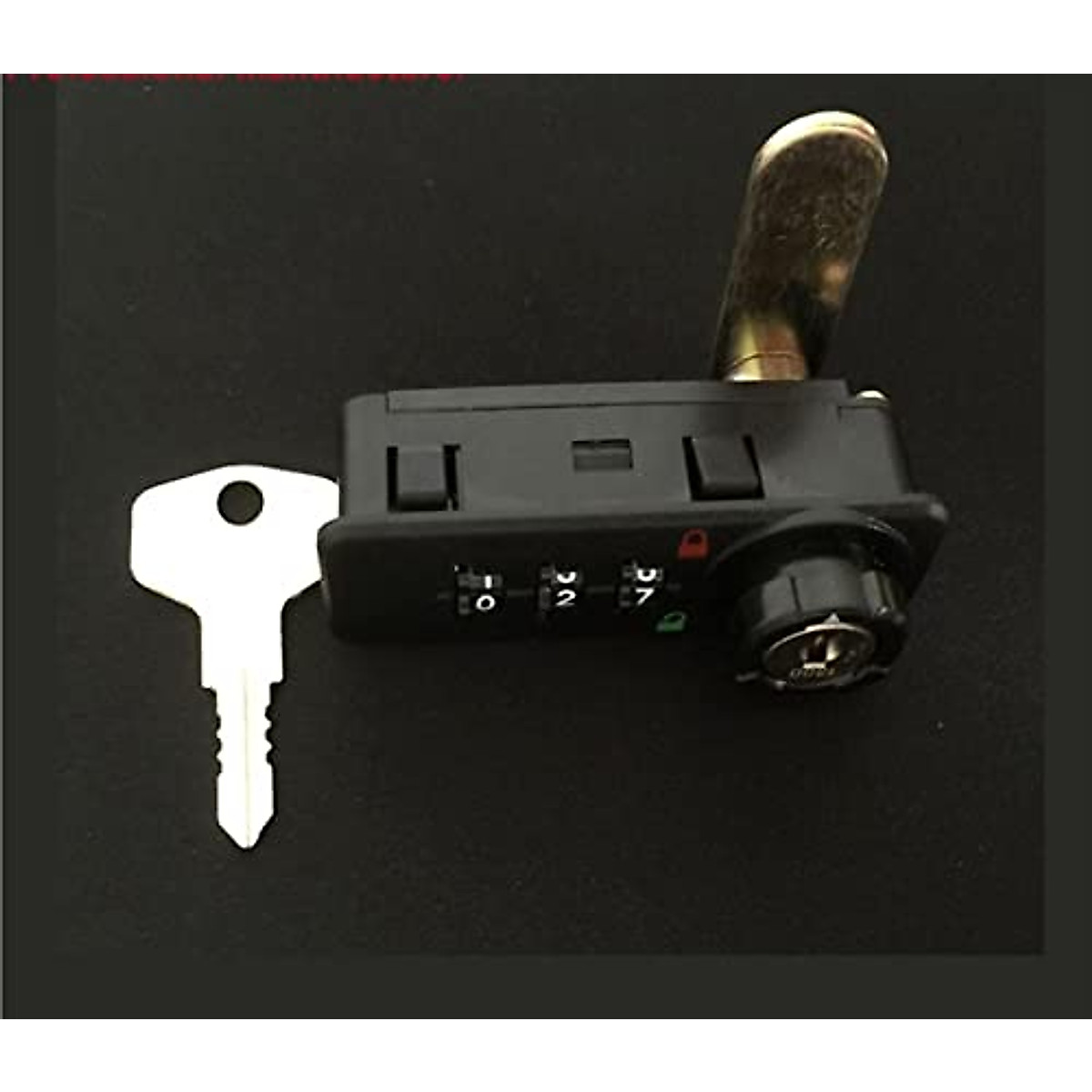 Combination Cabinet Cam Lock 3-4 Digit with Reset Key for Door Locker Office Drawer Jewelry Box MS514 1Pcs (Color : 4H Lock BackplaneKey)