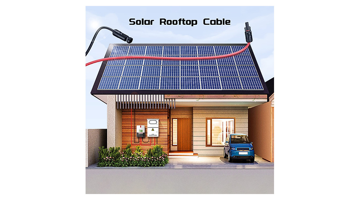 20FT Solar Extension Cable Kit with Connectors - Bateria Power
