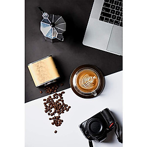 Meking 20x39 Inch PVC Backdrop, 2-Pack Waterproof Matte Photography Background for Flat Lay Food & Cosmetic Small Product Photo Studio Shooting (White+Black)