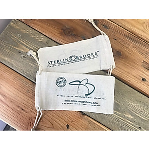 Sterling Brooke Wine Key, Stainless Steel with Wooden Handle Bones Design, Serrated Foil Cutter