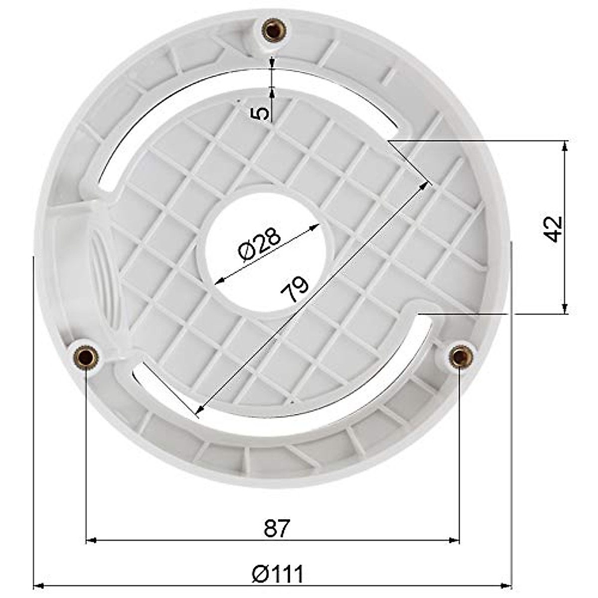 DS-1259ZJ AB110 Indoor Angled Ceiling Mount Bracket for Hikvision IP Dome Camera DS-2CD2132-I DS-2CD3112-I DS-2CD3132-I
