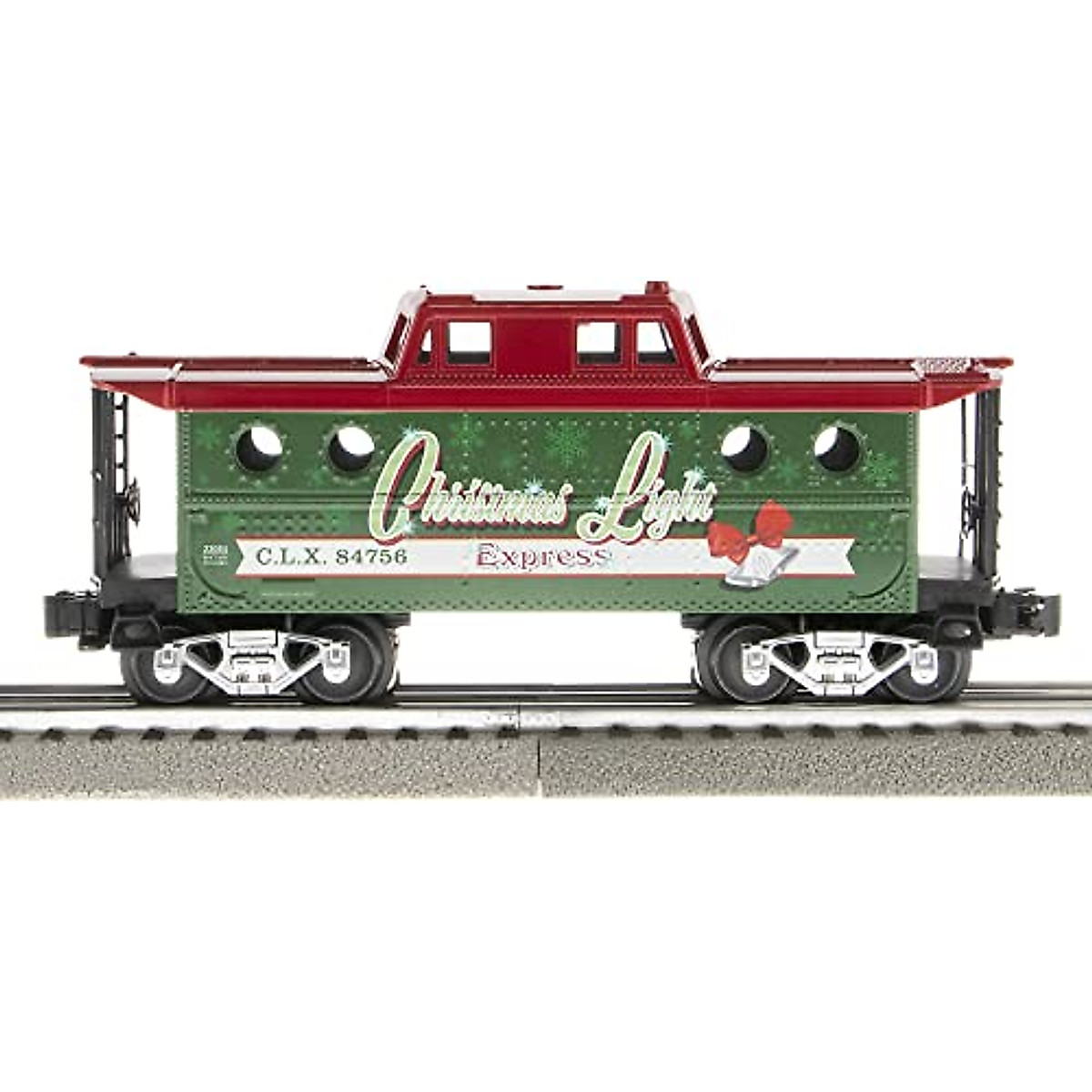 Lionel Christmas Light Express LionChief 5.0 Electric O Gauge Train Set with Bluetooth & Remote