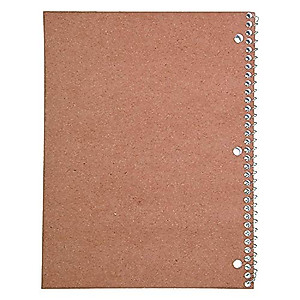 Mead Spiral Notebook, 1 Subject, Wide Ruled Paper, 70 Sheets, 10-1/2 x 8 inches, Yellow (05510AZ7)