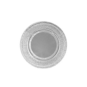 PARTY BARGAINS 4 oz Premium Aluminum Foil Muffin Liners - 100 Pack, 3.5'' Inch Round Ramekins for Cupcakes, Disposable, Freezer & Oven Safe Cupcake Baking Cups (Max 240°C)