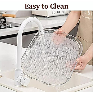 Lazy Susan for Refrigerator, Lazy Susan for Refrigerator Rectangular, Square Lazy Susan Turntable Organizer, Rectangular Turntable for Refrigerator