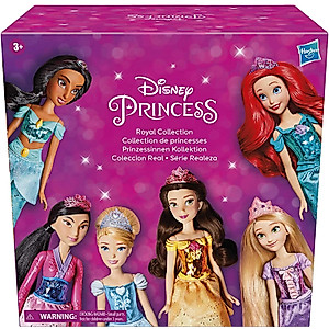 Disney Princess Royal Collection, 12 Royal Shimmer Fashion Dolls with Skirts and Accessories, Toy for Girls 3 Years Old and Up (Amazon Exclusive)