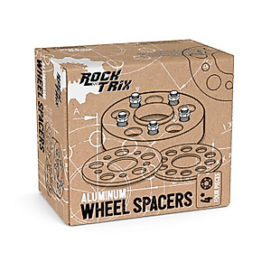 RockTrix 4pcs 1.5 inch 5x135 to 5x5 Wheel Adapters (Changes Bolt Pattern) 14x2 Studs Compatible with Ford Expedition F150 F-150 Lincoln Navigator Blackwood (5x135 to 5x127 Spacers)