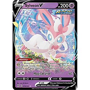 Sylveon V - 074/203 - Ultra Rare - Sword & Shield - Evolving Skies