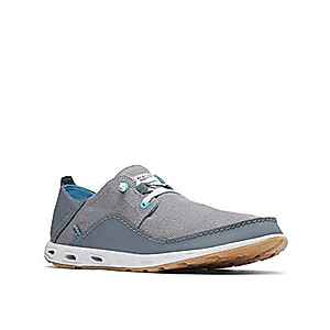 Columbia Men's Bahama Vent Loco Relax III Boat Shoe,Graphite/Blue chill,10