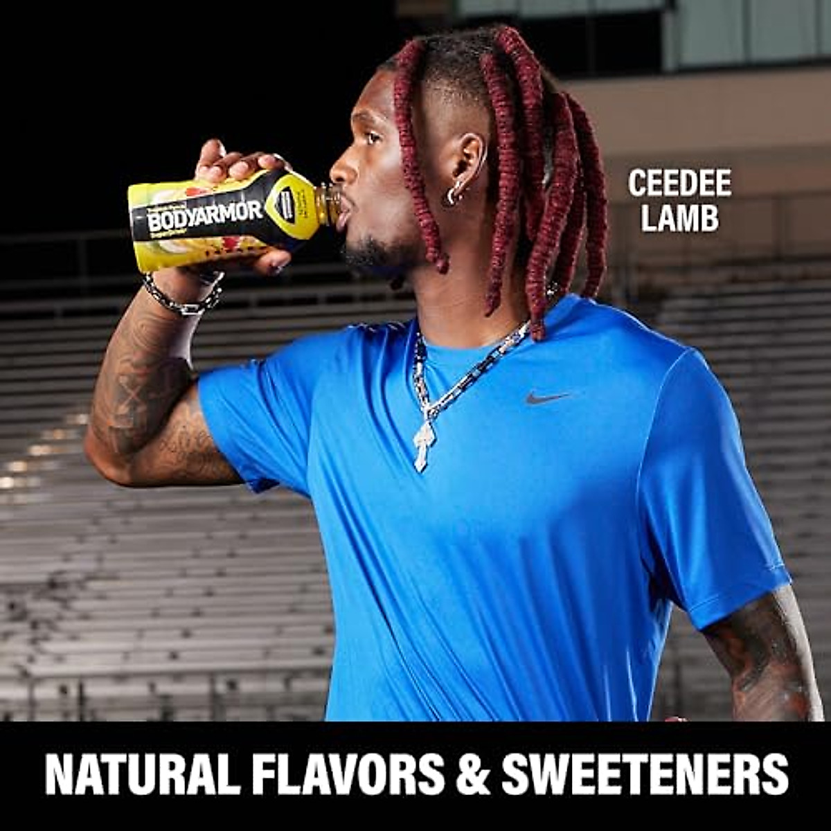 BODYARMOR Sports Drink Sports Beverage, Tropical Punch, Coconut Water Hydration, Natural Flavor With Vitamins, Potassium-Packed Electrolytes, Perfect For Athletes, 28 Fl Oz (Pack of 12)