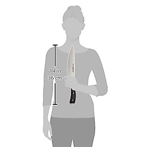 Wusthof Seven Acacia 7-Piece German Knife Classic IKON Block Set, Black